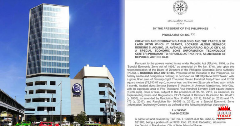 Malacañang proclaims SM Strata as Special Economic Zone