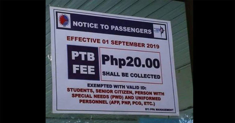 Gumarin asks PPA to waive P20 terminal fee
