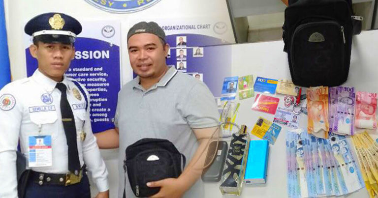 SM Guard returns bag with valuable items