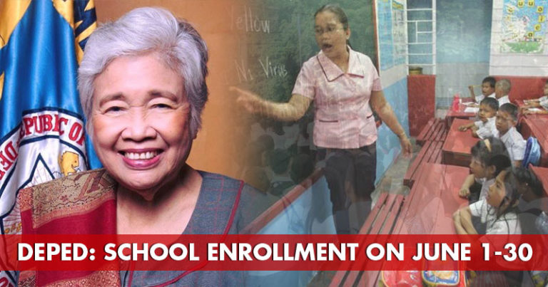 DepEd: School enrollment on June 1-30