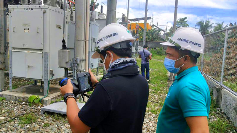 MORE Power uses thermal scanners to detect problems in the distribution ...