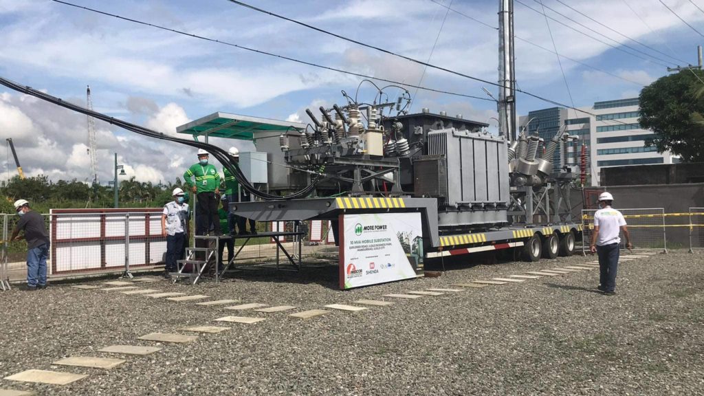 MORE Power mobile substation in Megaworld IBP now fully-energized