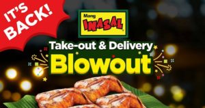 Mang Inasal Take-out and Delivery Blowout returns Dec. 18-28
