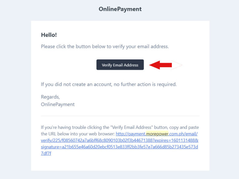Steps in using MORE Power Online Bills Payment