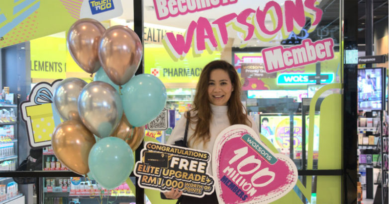 Watsons hits 100 million members worldwide