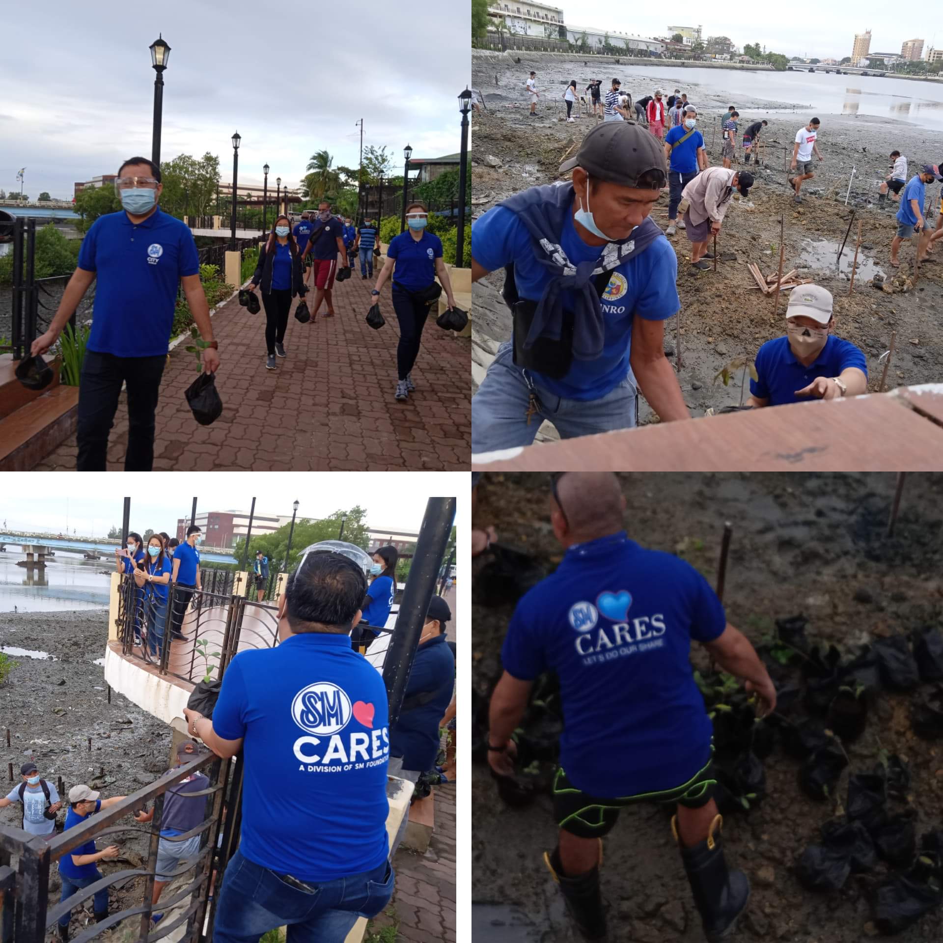 SM City Iloilo joins massive mangrove planting at Esplanade
