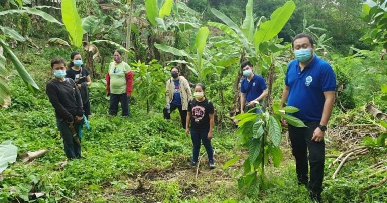SM City Iloilo visits Anilao tree planting site