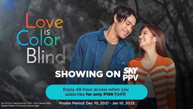 DonBelle's 'Love Is Color Blind' showing on SKY Pay-Per-View