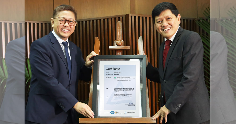 SEC keeps ISO Certification for all core services