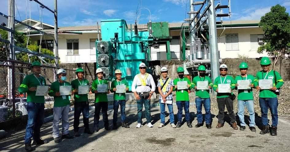 MORE Power substation tenders complete training on work safety practices