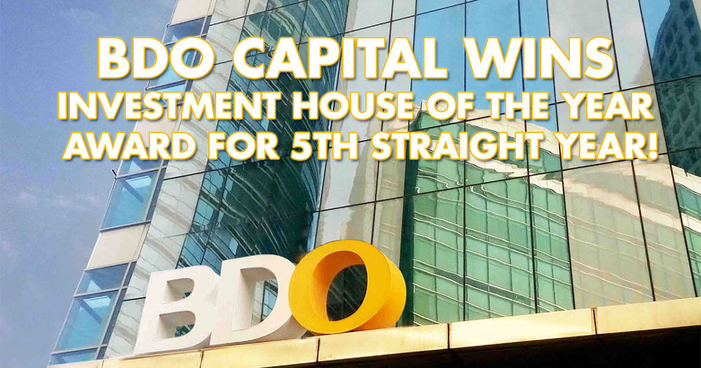 BDO Capital wins Investment House of the Year Award for 5 straight years