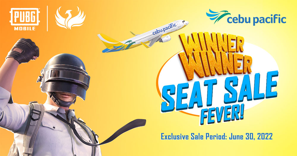 Book low fares at Cebu Pacific’s exclusive PUBG MOBILE seat sale!