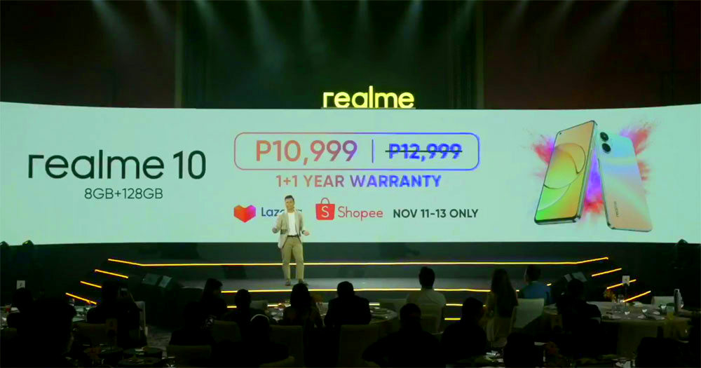 realme 10 launched, price starts at P10,999 this coming 11.11 Sale