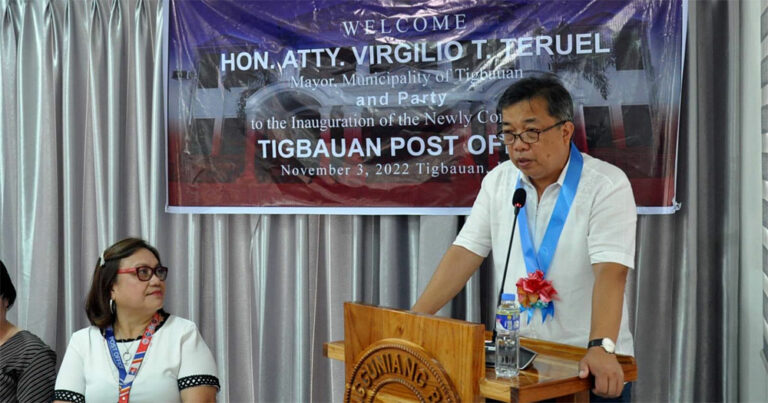 Modern and convenient Tigbauan Post Office in Iloilo province inaugurated