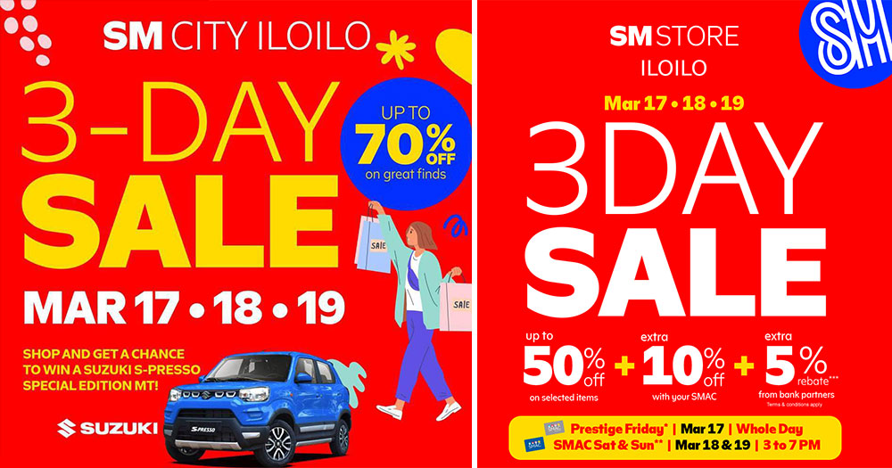 Shop & Drive Home a Suzuki S-Presso at SM City Iloilo 3-Day Sale
