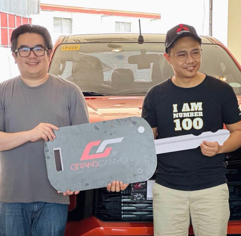 Mitsubishi Grand Canyon Iloilo hits major milestone with 100th vehicle sale