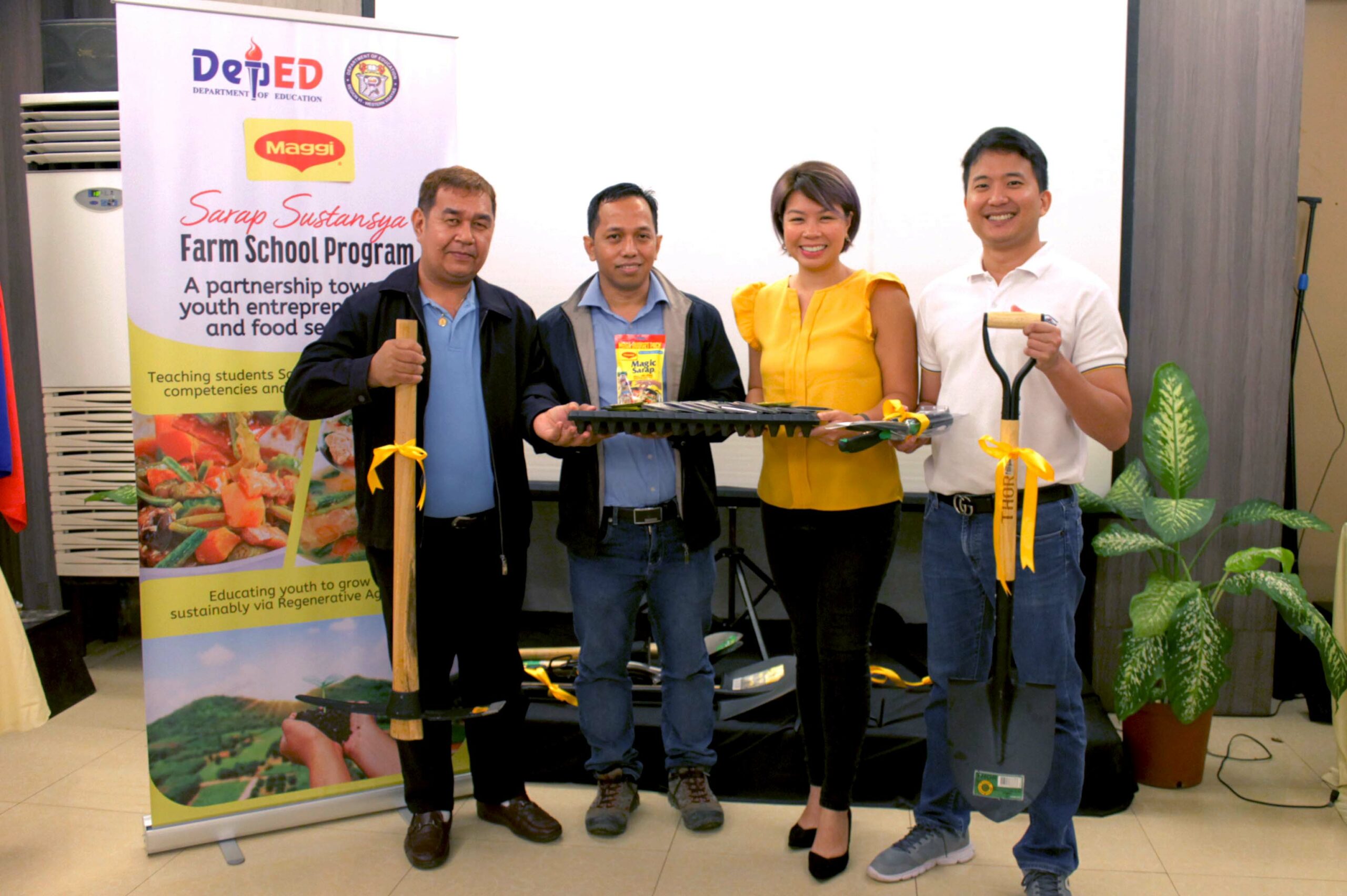 DepEd 6 partners with MAGGI for Farm School Program