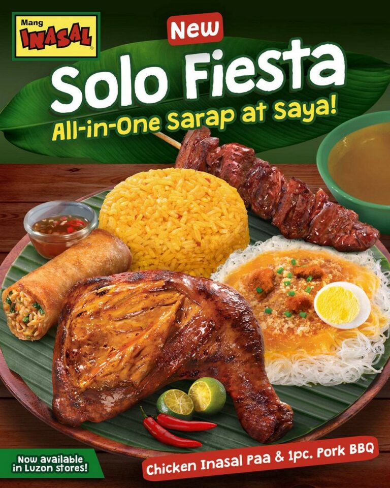 Mang Inasal launches all-in-one meal via Solo Fiesta