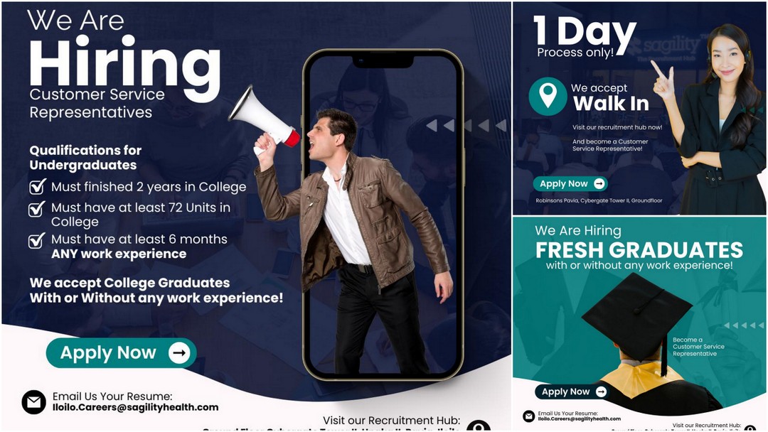 Sagility Iloilo is looking for 1,000 Customer Service Representatives ...