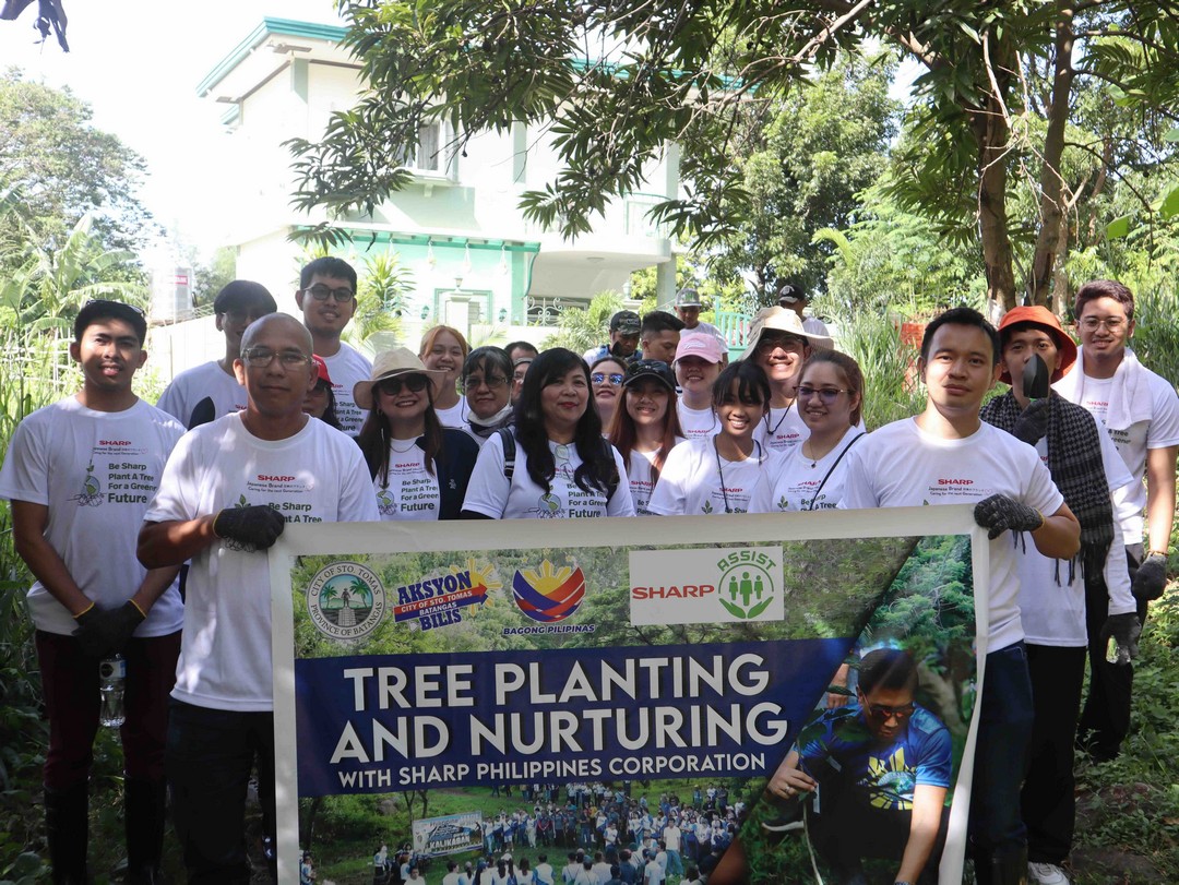 A Commitment to Greener Environment: Sharp Philippines Planted 450 ...