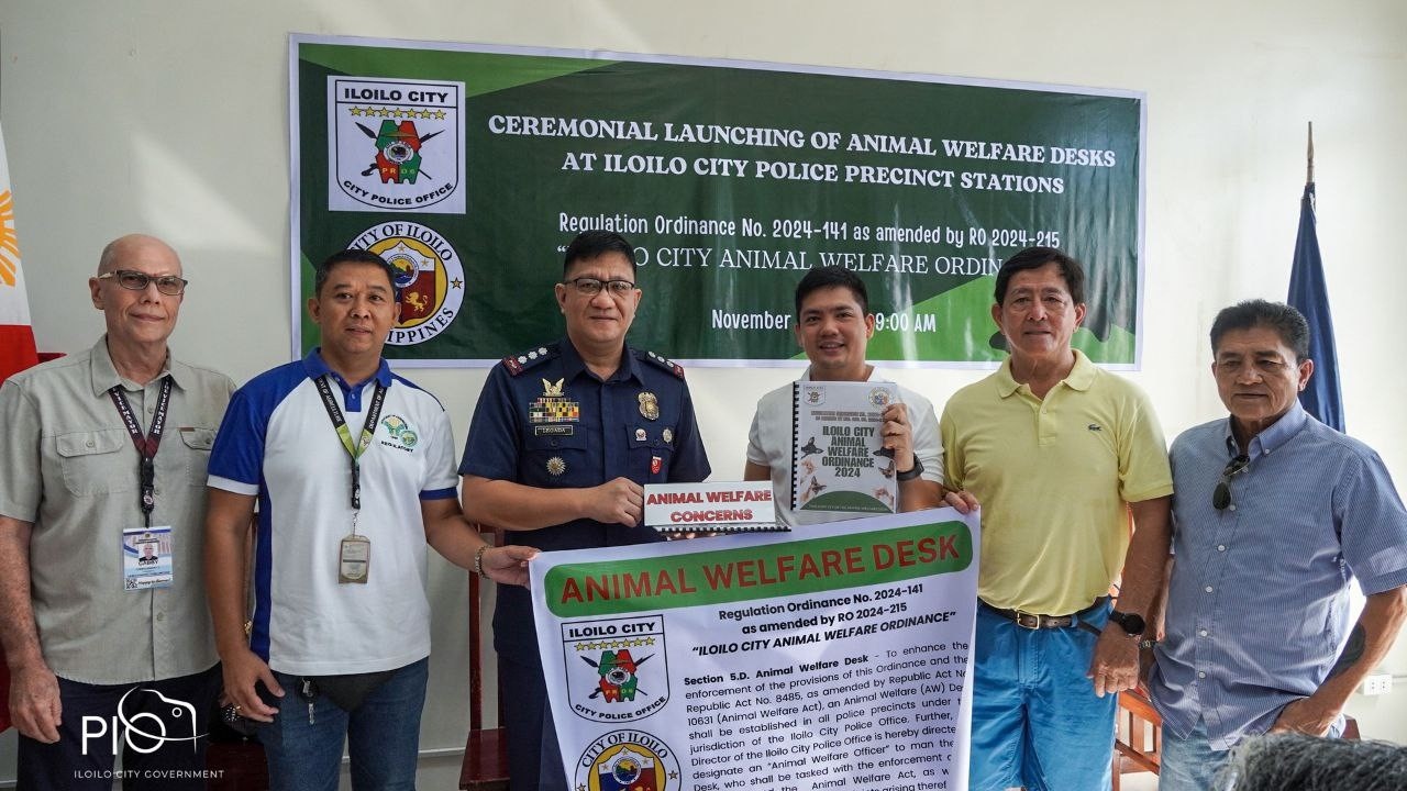 Iloilo City, ICPO launch Animal Welfare Desks
