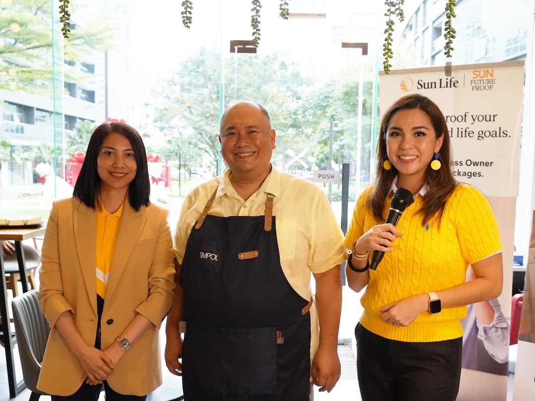 Chef Tatung's business tips from Sun Life Coffee and Play event