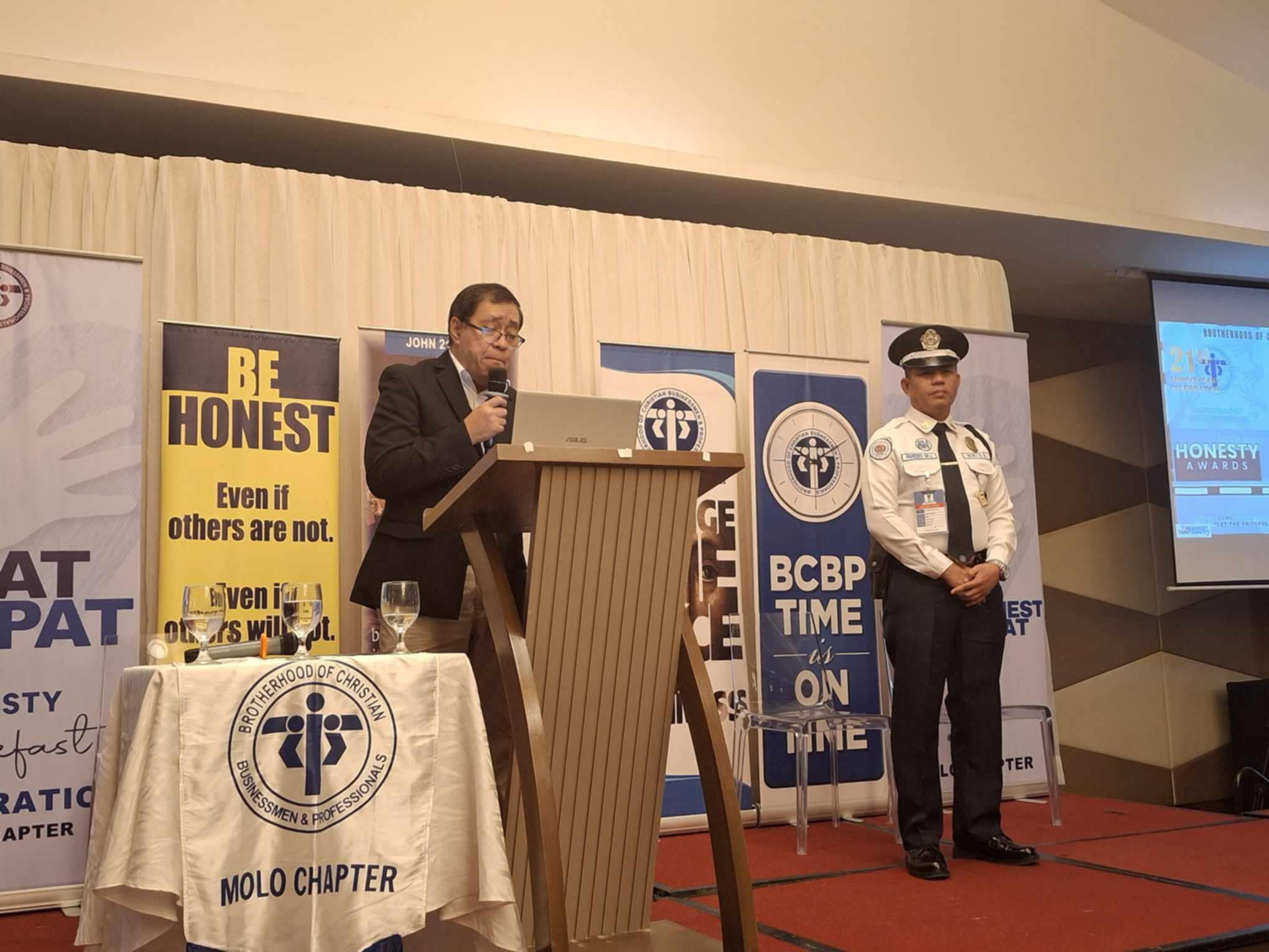BCBP Honors Honest SM Guard