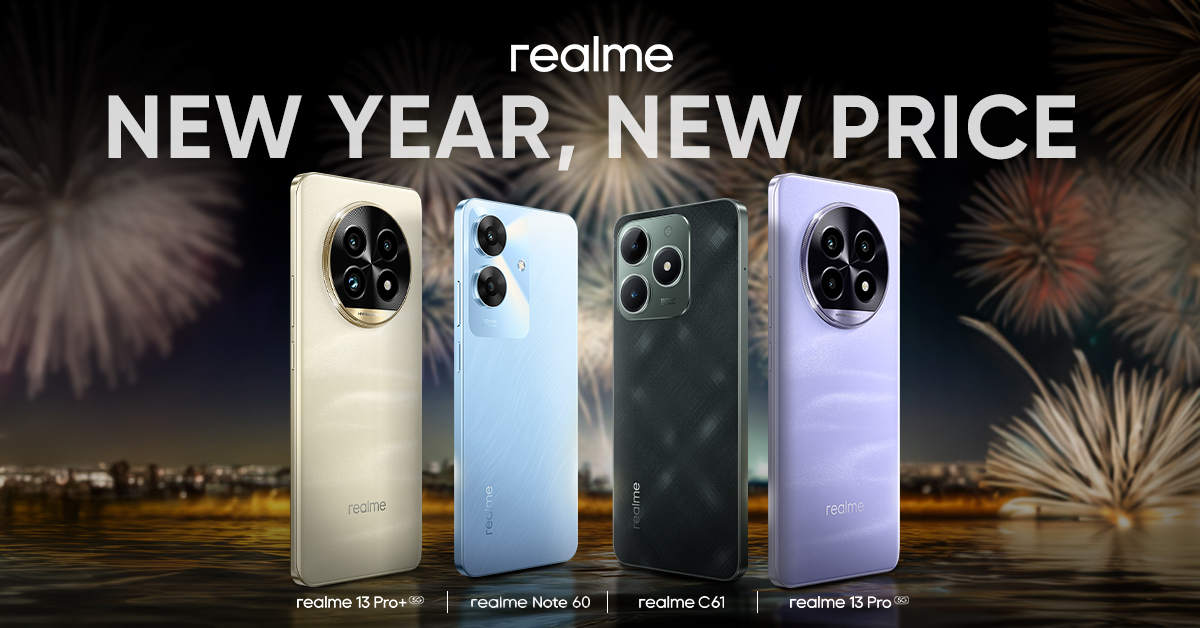 Start 2025 Right with Big Savings from realme