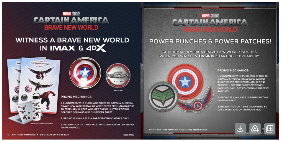 Tickets On Sale Now for "Captain America: Brave New World"