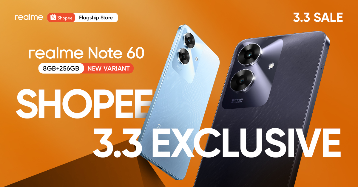 realme Note 60 Debuts a Bigger Storage Variant for as Low as P5,975